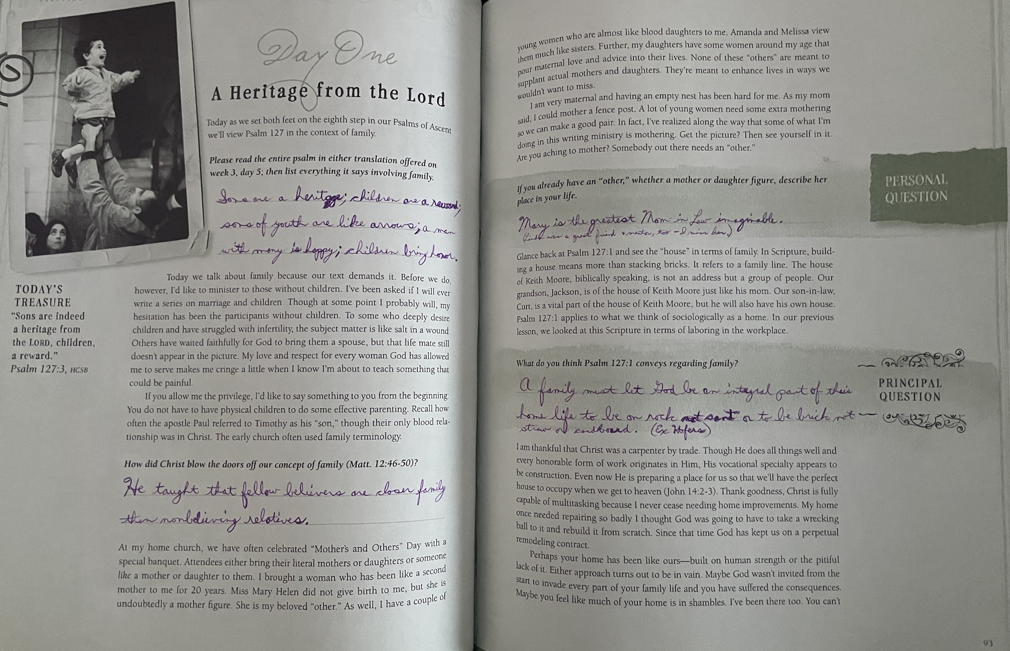 from Rachel: A Heritage from the Lord – Letters to Rachel