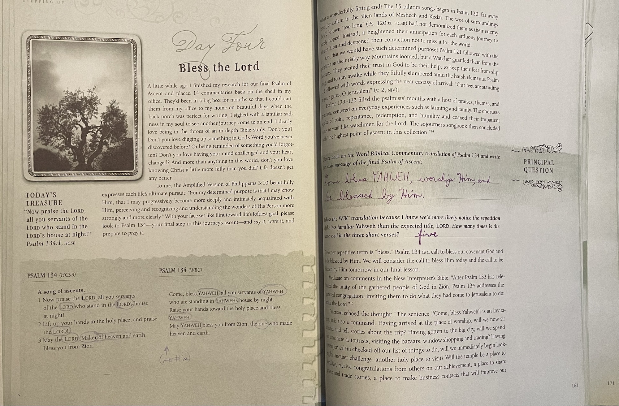 from Rachel: Bless the Lord – Letters to Rachel