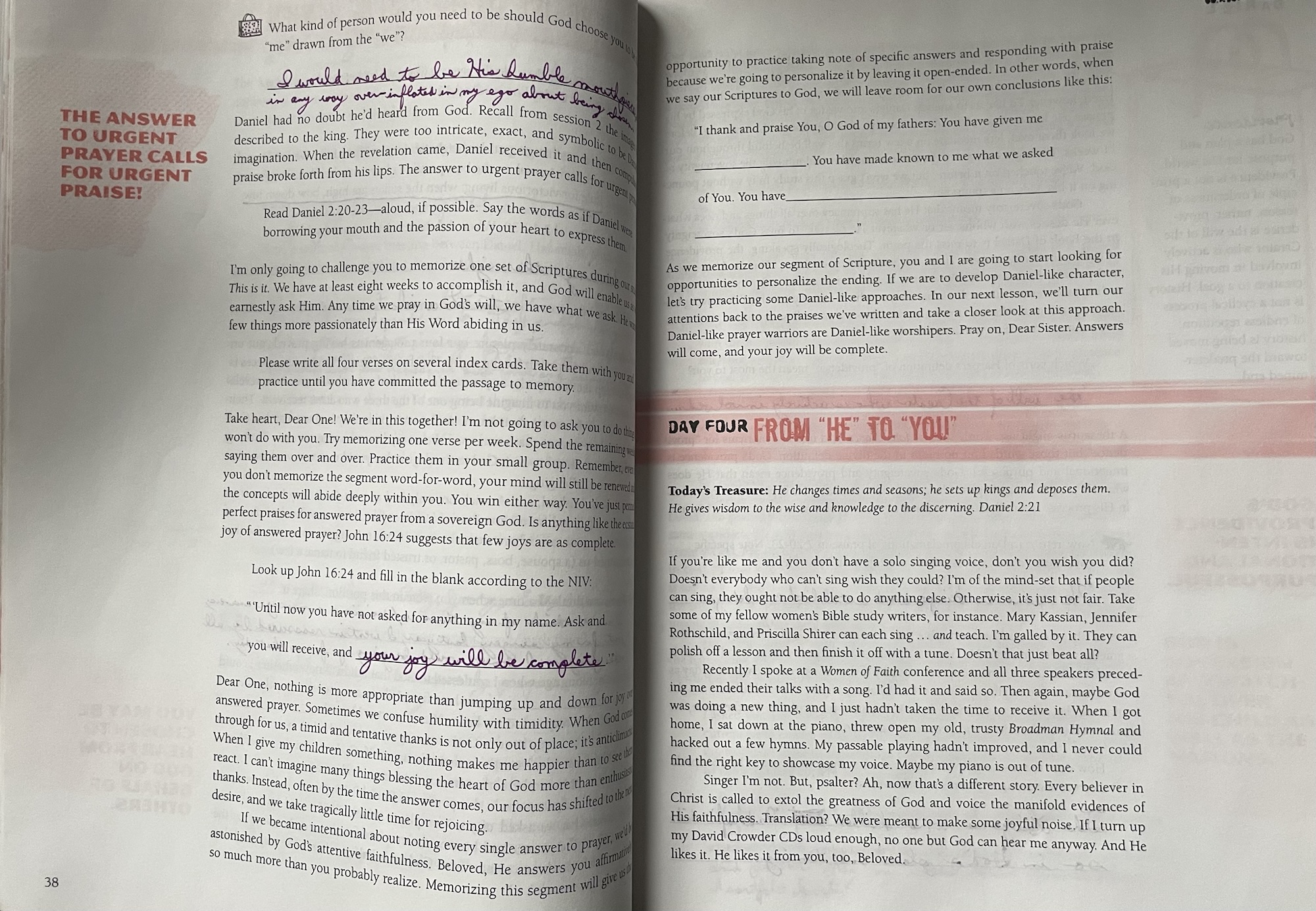 from Rachel: From “He” to “You” – Letters to Rachel
